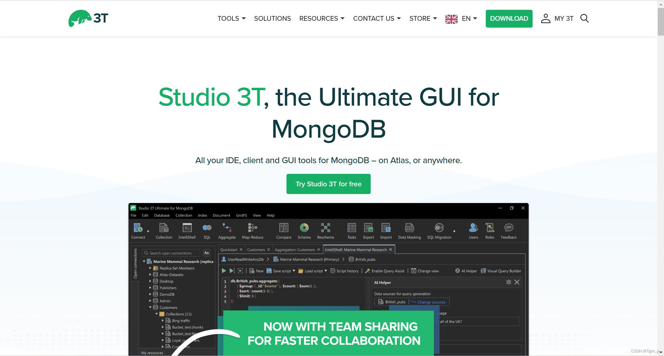 Studio 3T Free下载安装并连接数据库 教程_studio-3t-x64-CSDN博客