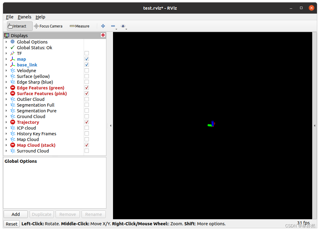 运行LeGO-LOAM、LOAM时RVIZ没有点云图像_lego-loam没有点云-CSDN博客