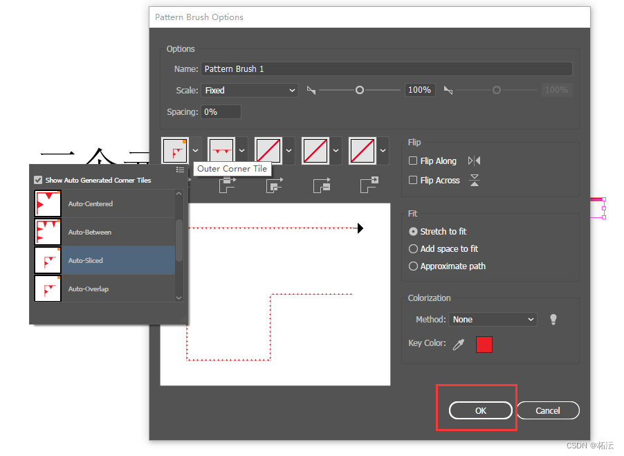 Adobe illustrator (AI) 自定义画笔，自定义曲线样式_illustrator自定义画笔-CSDN博客