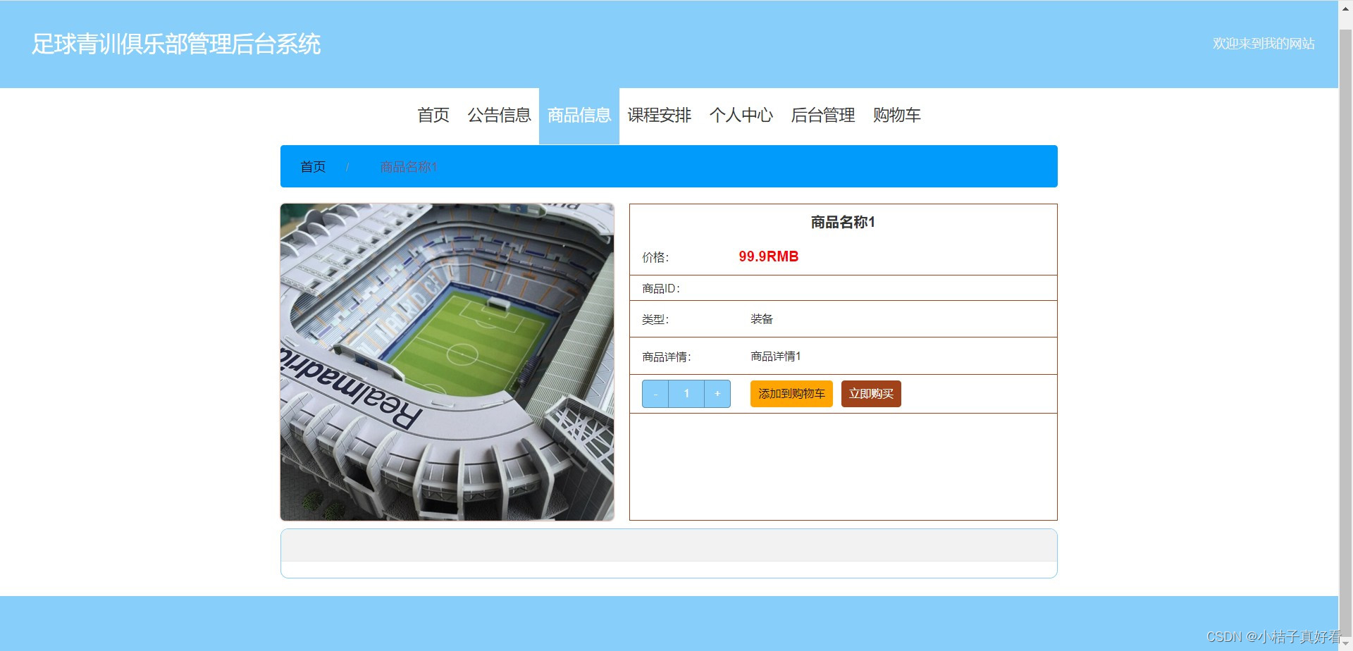 Springbootvue足球青训俱乐部系统（前后端分离） Csdn博客 7685