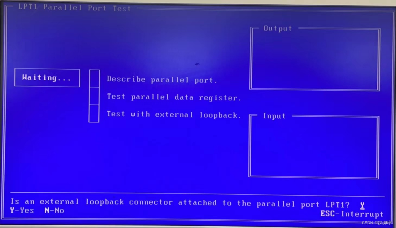 DOS下用CHECKIT工具检测LPT_dos 测试工具 lpt-CSDN博客