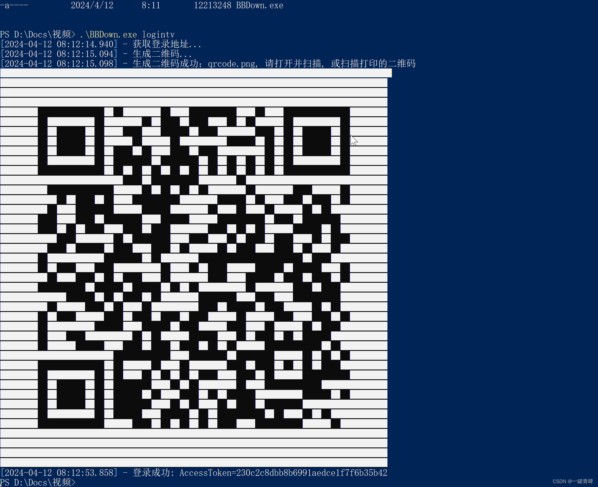 使用BBDown下载哔哩哔哩(bilibili)视频-CSDN博客