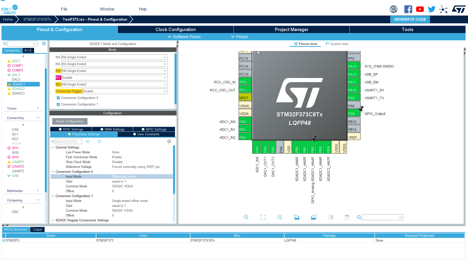 测试STM32F373中的16bit的ADC_16位adc单片机-CSDN博客