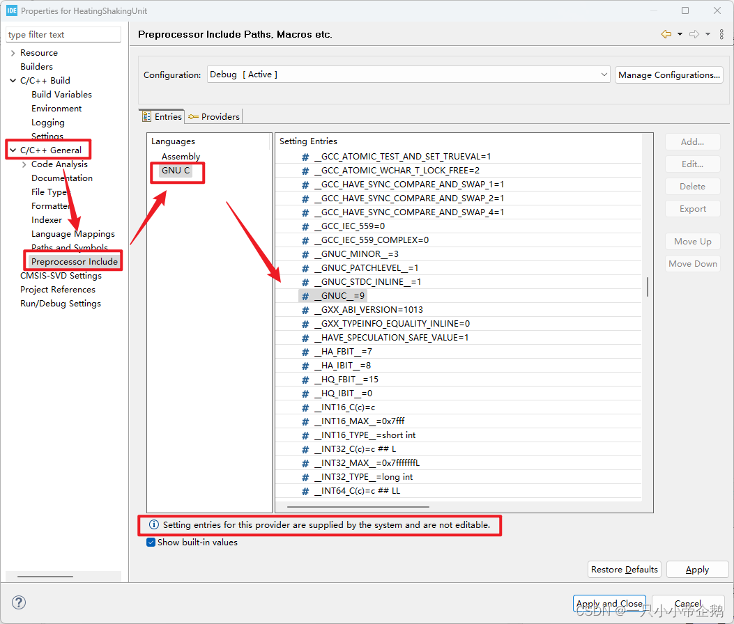 STM32Cubeide预处理阶段的宏（__GNUC__等）_stm32cubeide 定义宏-CSDN博客