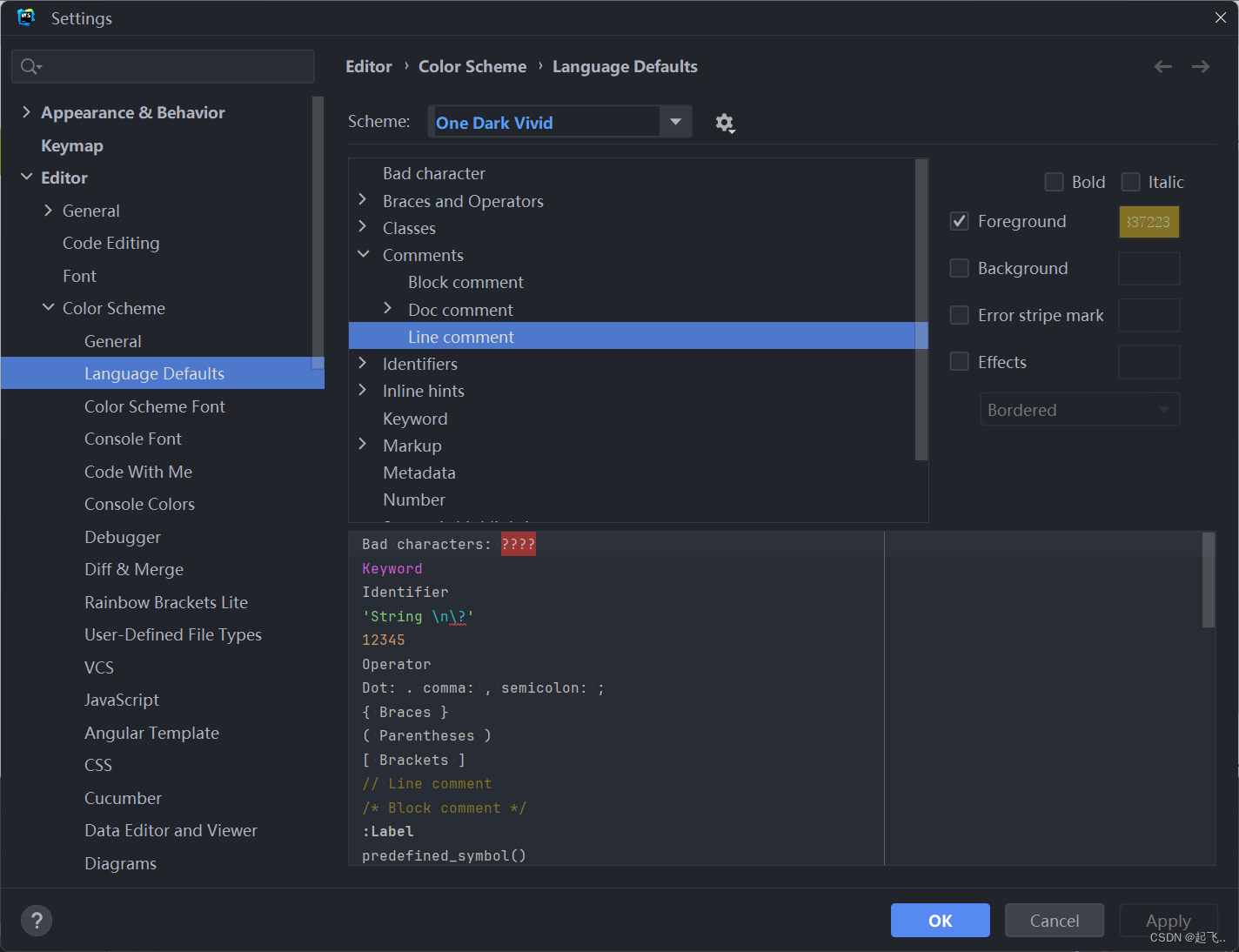webStrom修改注释颜色（2023版）_webstorm注释颜色-CSDN博客