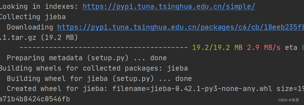 ModuleNotFoundError: No module named ‘jieba‘_modulenotfounderror: no module named 'jieba-CSDN博客