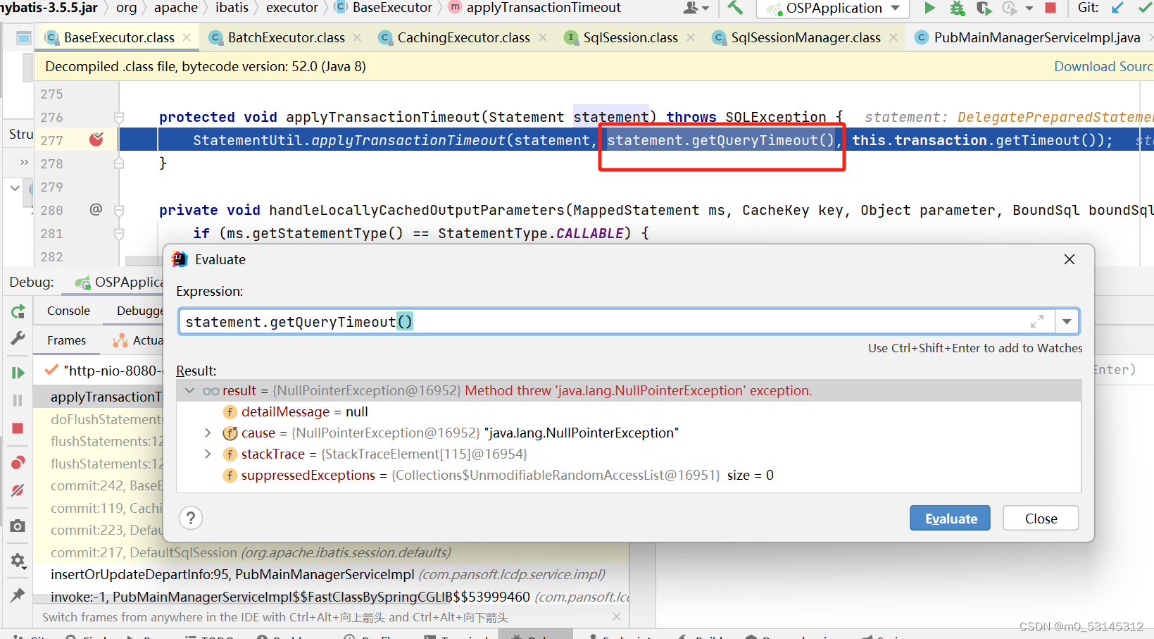 mybatis批量更新(BATCH)报空指针异常（Error committing transaction. Cause：NullPointerException）_mybatisplus ...