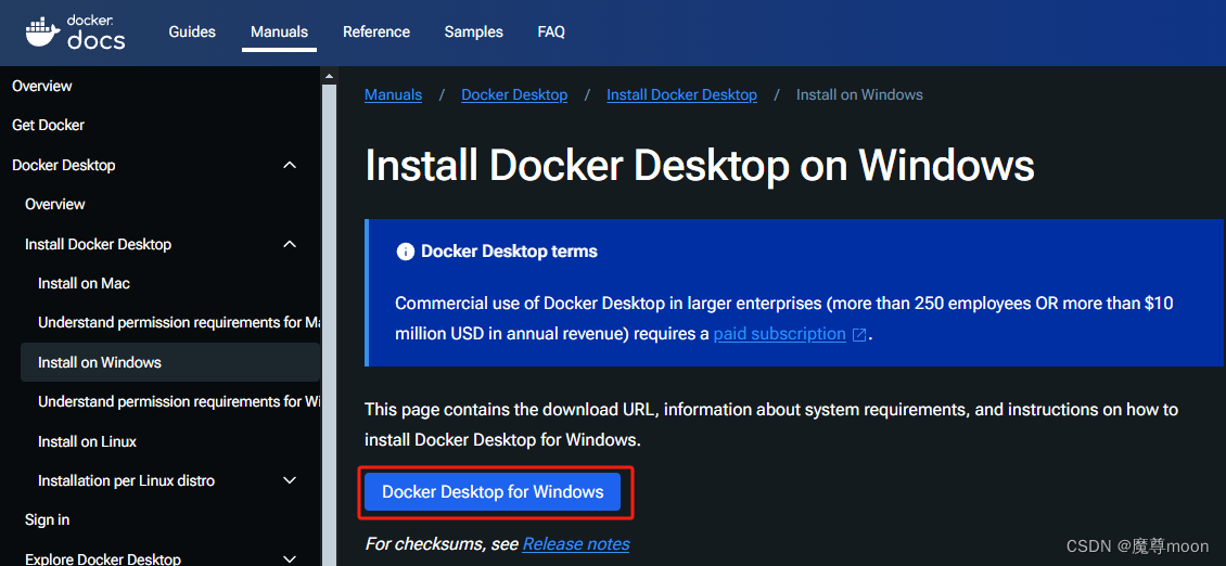 Window 11(23H2) 安装 Docker(4.28)_docker desktop 4.28-CSDN博客