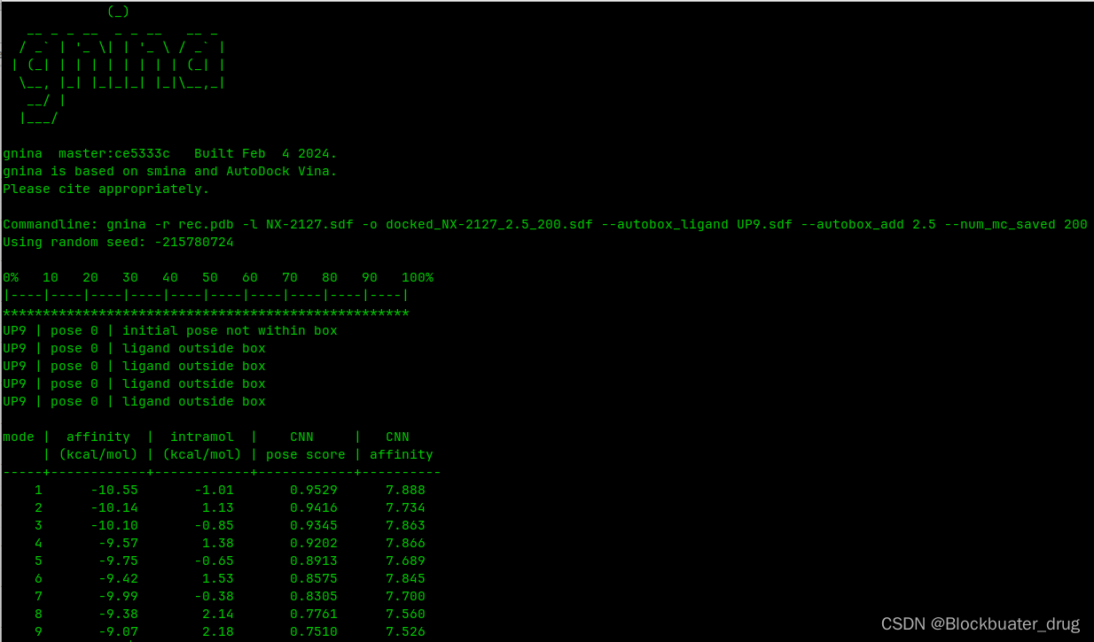 分子对接软件gnina主要功能与使用案例-CSDN博客