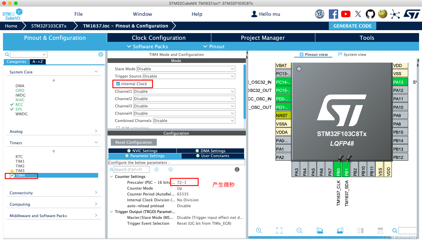 STM32CubeMX TM1637驱动数码管-CSDN博客