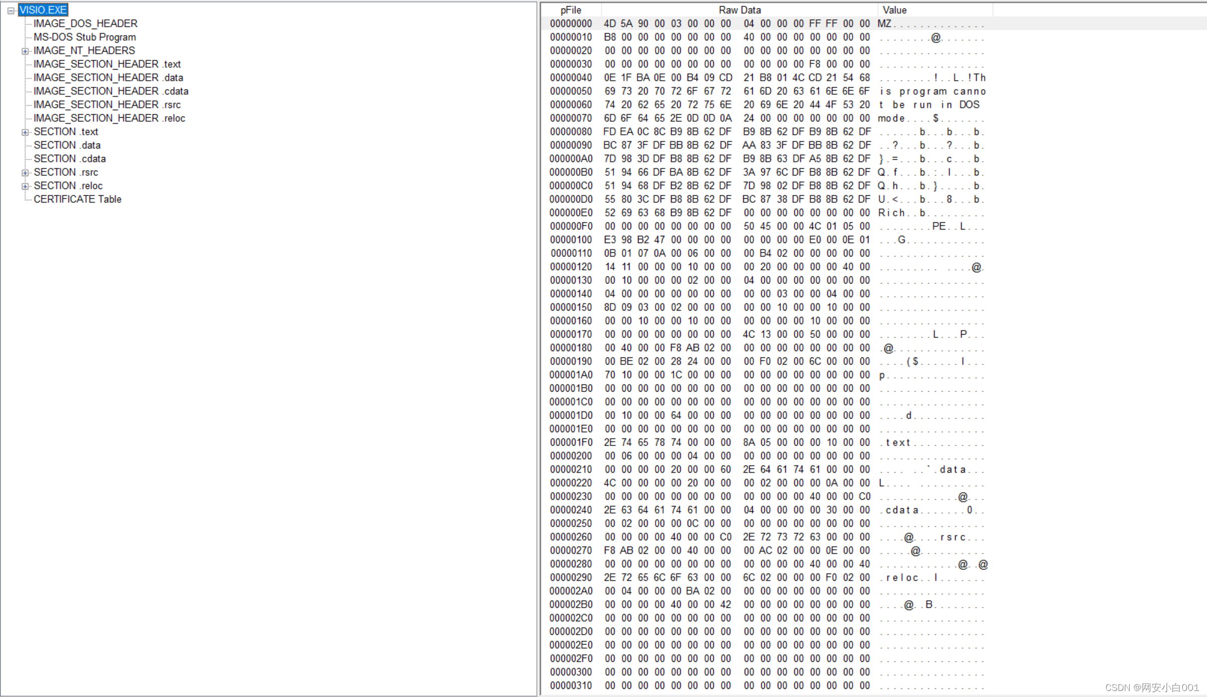 DOS头与NT头手动解析以及编写读取PE文件的函数-CSDN博客