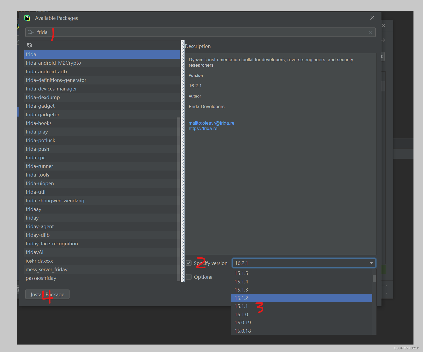 frida.ProtocolError: unable to communicate with remote frida-server； please ensure that major ...