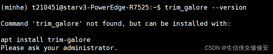 【一次性看懂 trim_galore软件的运行代码】_trim galore-CSDN博客