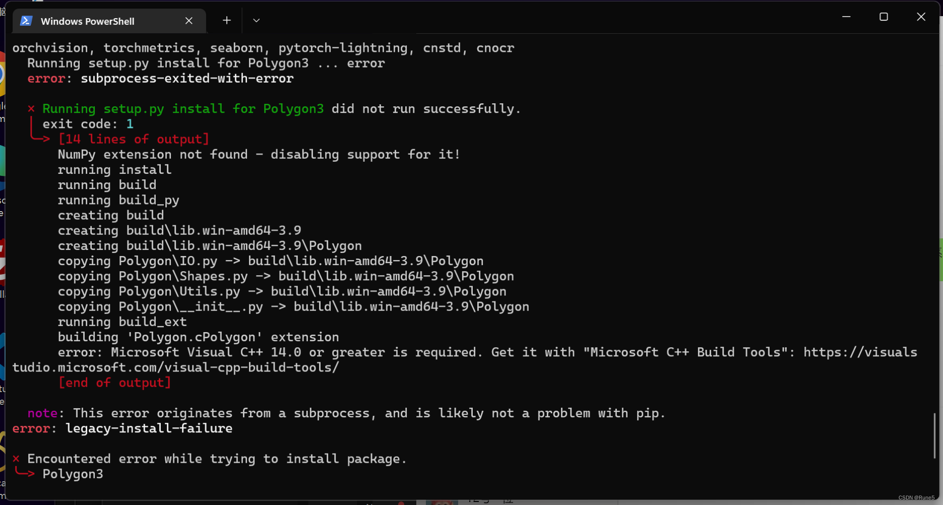 报错：Microsoft Visual C++ 14.0 or greater is required.解决办法_microsoft visual c++ or greater i s ...