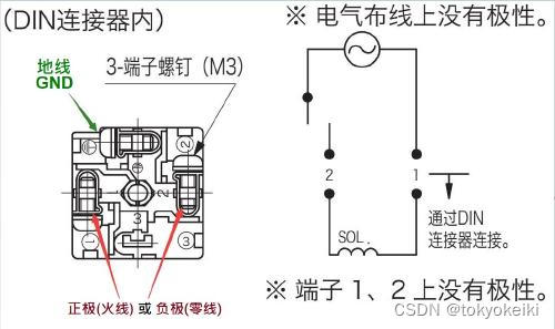 DIN插头式液压电磁阀连接器接线说明_电磁阀din插座怎么接线-CSDN博客