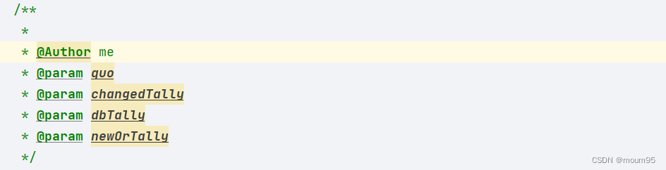 idea如何更改默认方法注释（使用版本为2023/01）（使用/**方式唤出的javadoc）_idea修改默认注释-CSDN博客