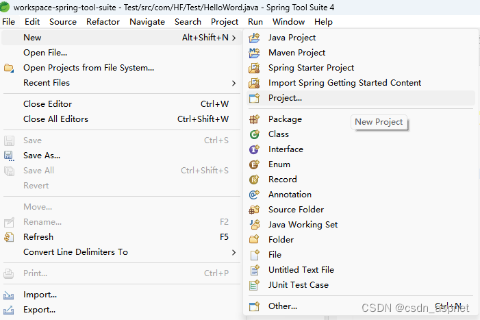 spring-tool-suite STS4 没有动态WEB项目 （Dynamic Web Project）选项_spring tool suite4 中web-CSDN博客