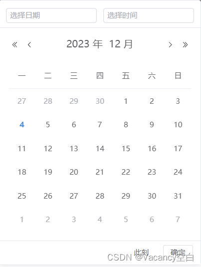 【vue3】elementplus日期组件英文转中文elementplus日期选择中文 Csdn博客