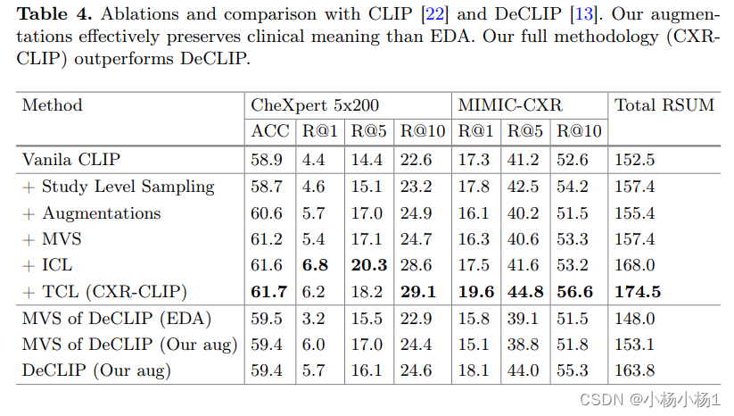 CXR-CLIP: Toward Large Scale Chest X-ray Language-Image Pre-training论文 ...