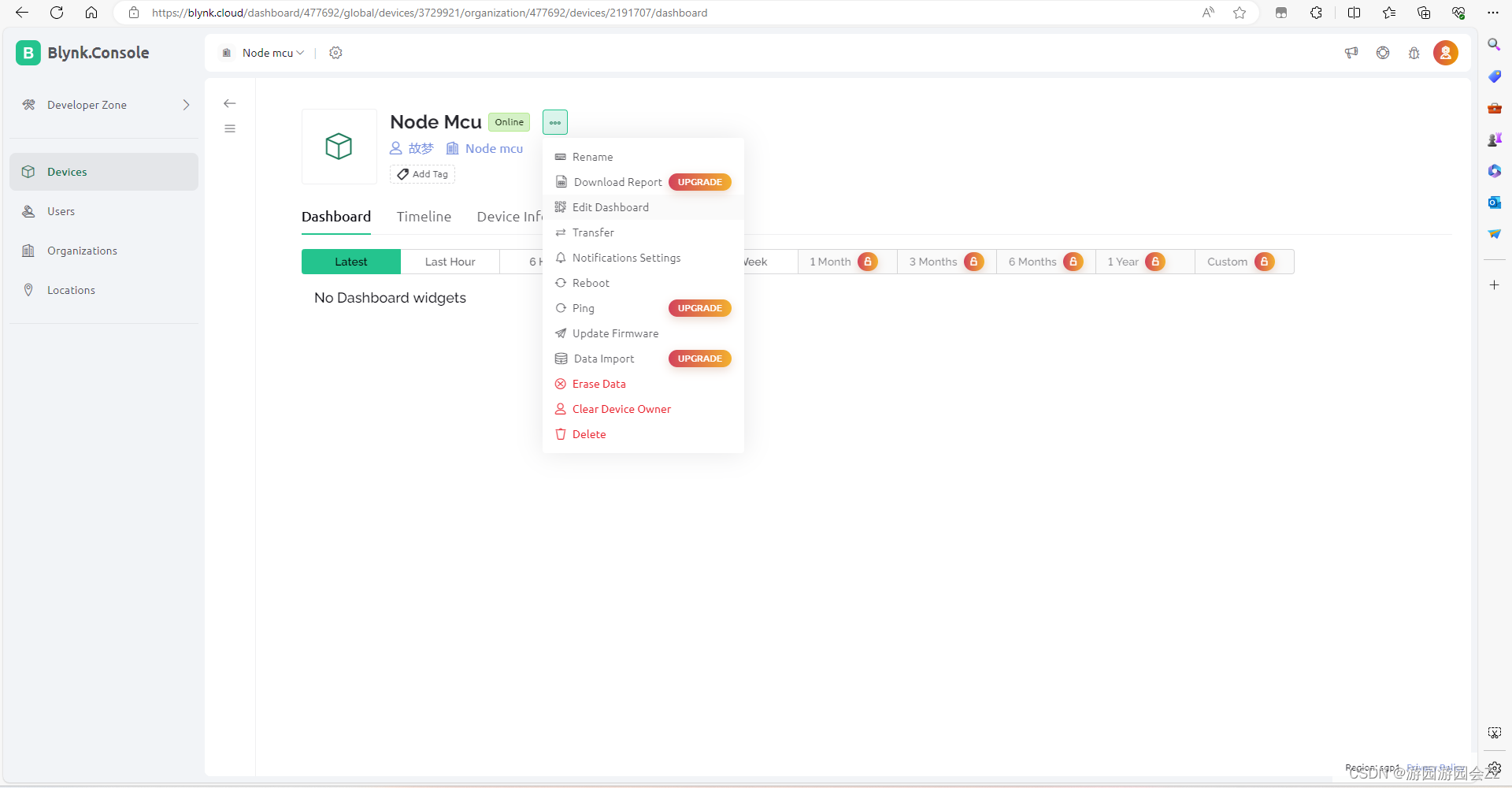 BLYNK入门点灯-Node Mcu_blink点灯-CSDN博客