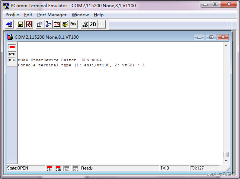 交换机通过 Console 口恢复出厂设置_moxa交换机恢复出厂设置-CSDN博客