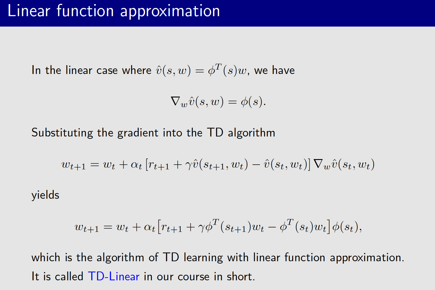 强化学习-赵世钰（八）：值函数近似（Value Function Approximation）【Deep Q-learning算法】_值函数近似 qlearning-CSDN博客