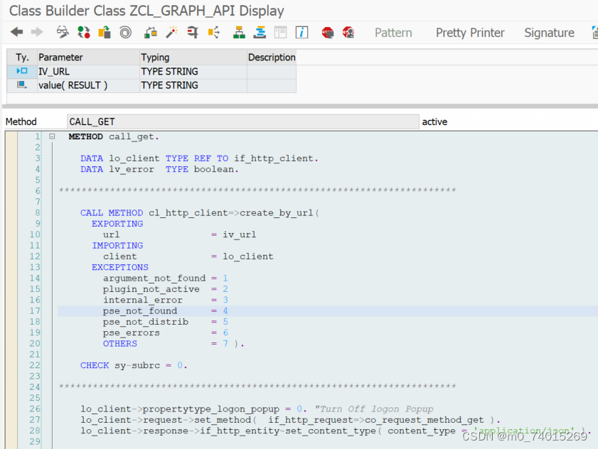 ABAP代码使用OAuth2.0 Client Credential调用外部API-CSDN博客