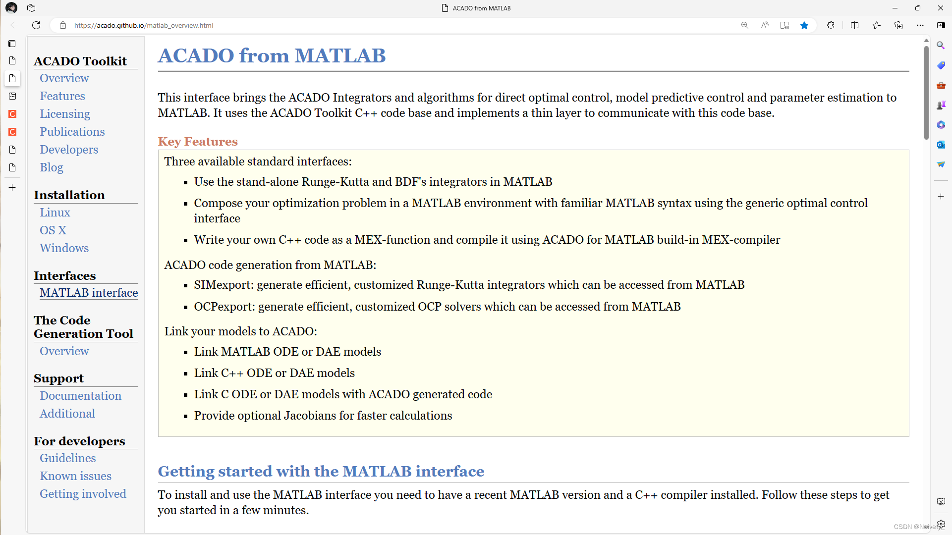 Windows系统Matlab R2019a安装ACADO Toolkit_matlab acado编译-CSDN博客