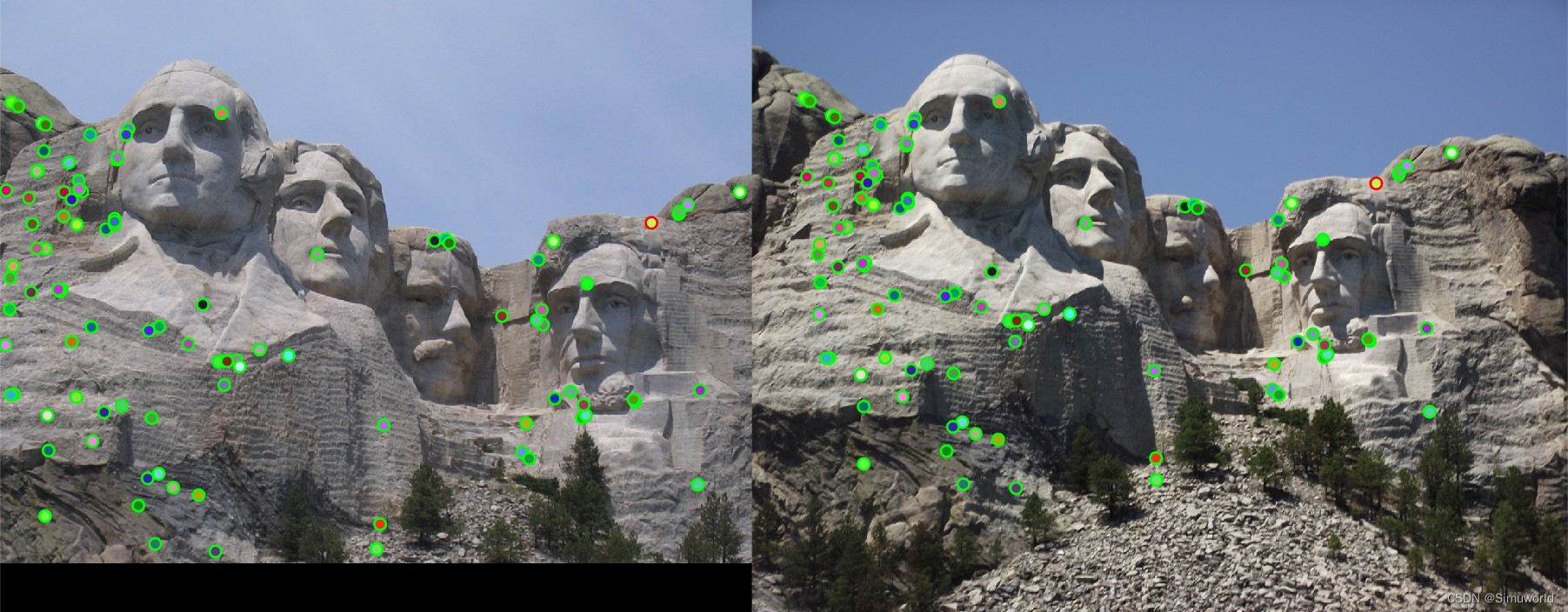 基于Harris角点检测和SIFT算法的局部特征匹配算法matlab仿真-CSDN博客