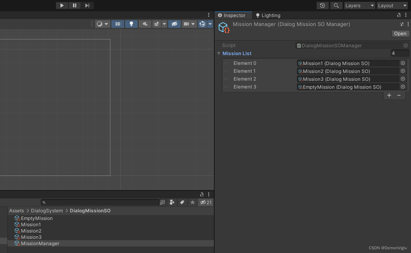 Unity下的简单DialogSystem对话系统实现（支持多个对话树）_unity dialogue system-CSDN博客