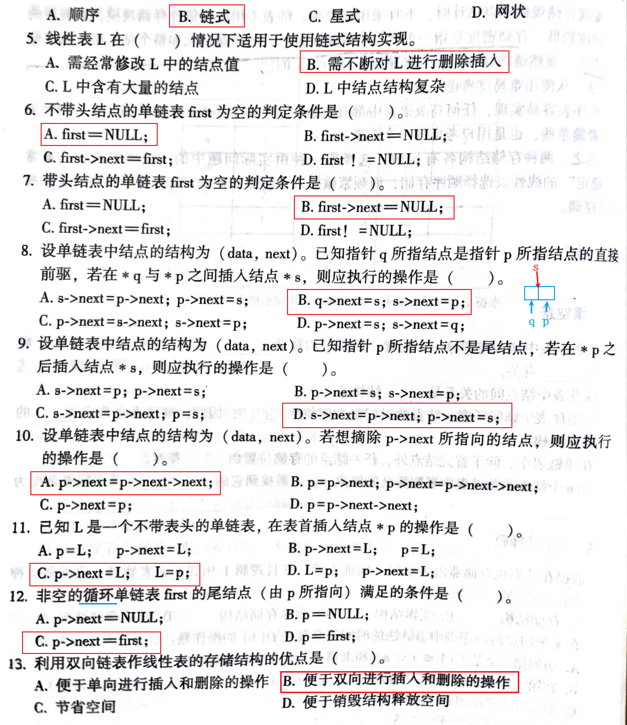 GDPU 数据结构 课后作业 习题集_csdn数据结构课后作业-CSDN博客