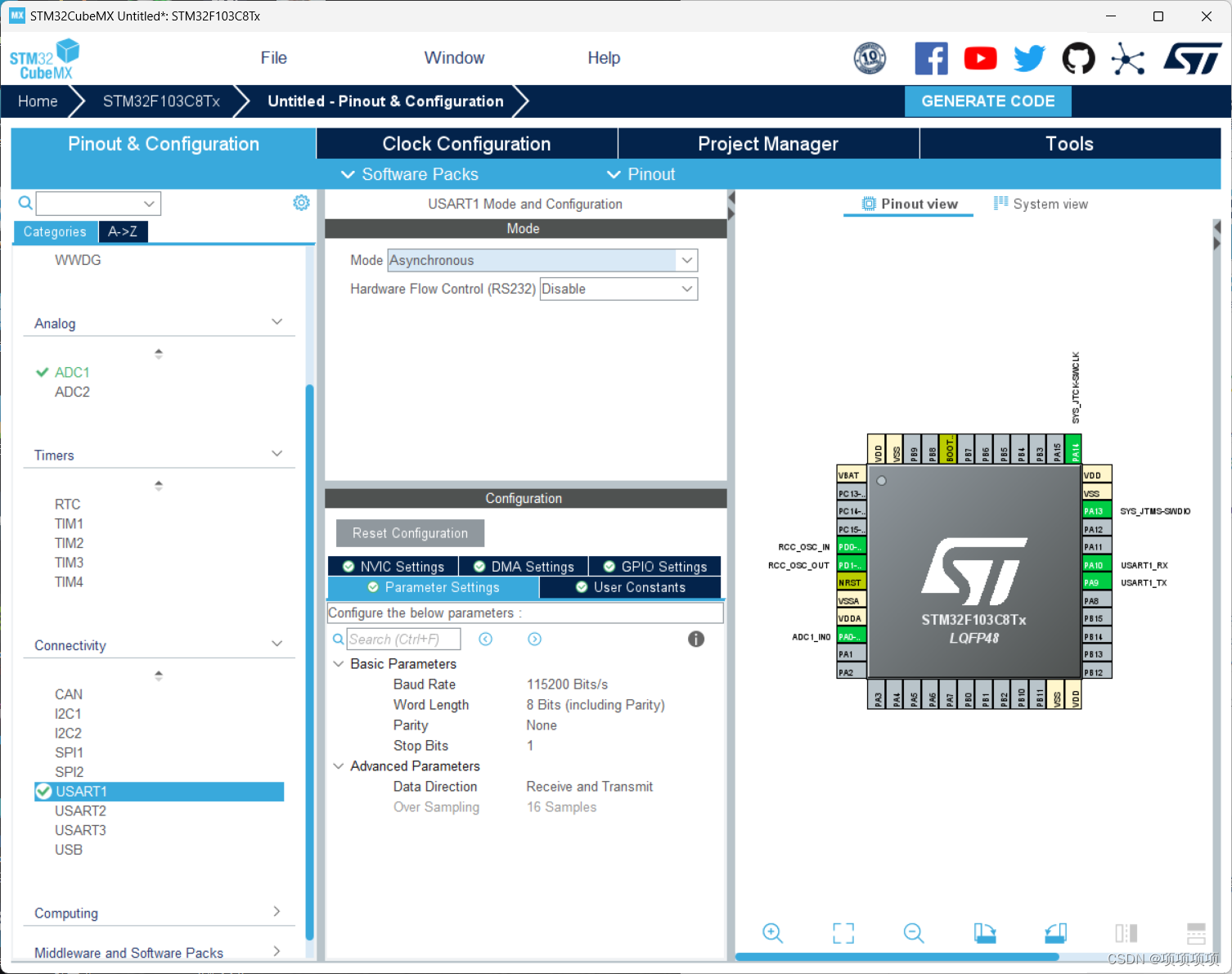 NTC热敏电阻 + STM32_stm32 ntc-CSDN博客
