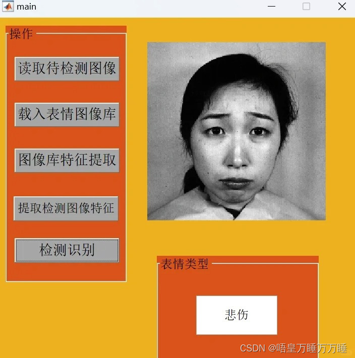 Matlab人脸表情识别系统 Csdn博客