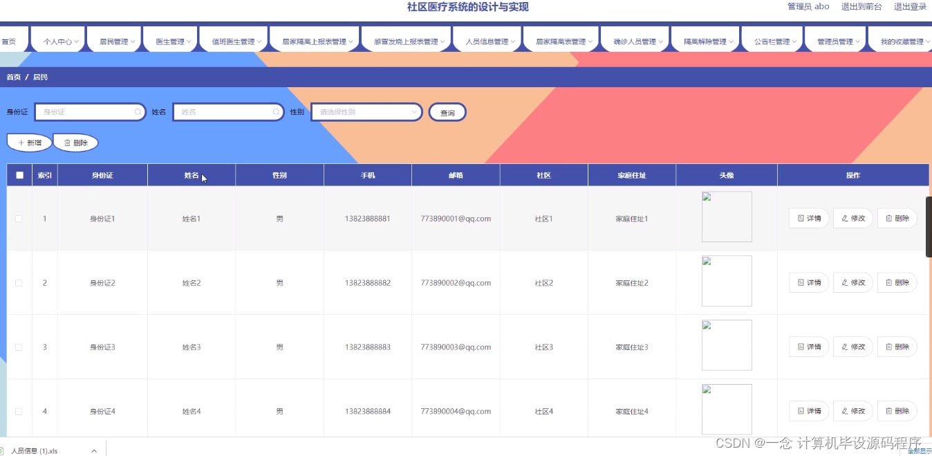 Nodevue毕设社区医疗系统的设计与实现（程序mysqlexpress）社区医疗系统毕设 Csdn博客