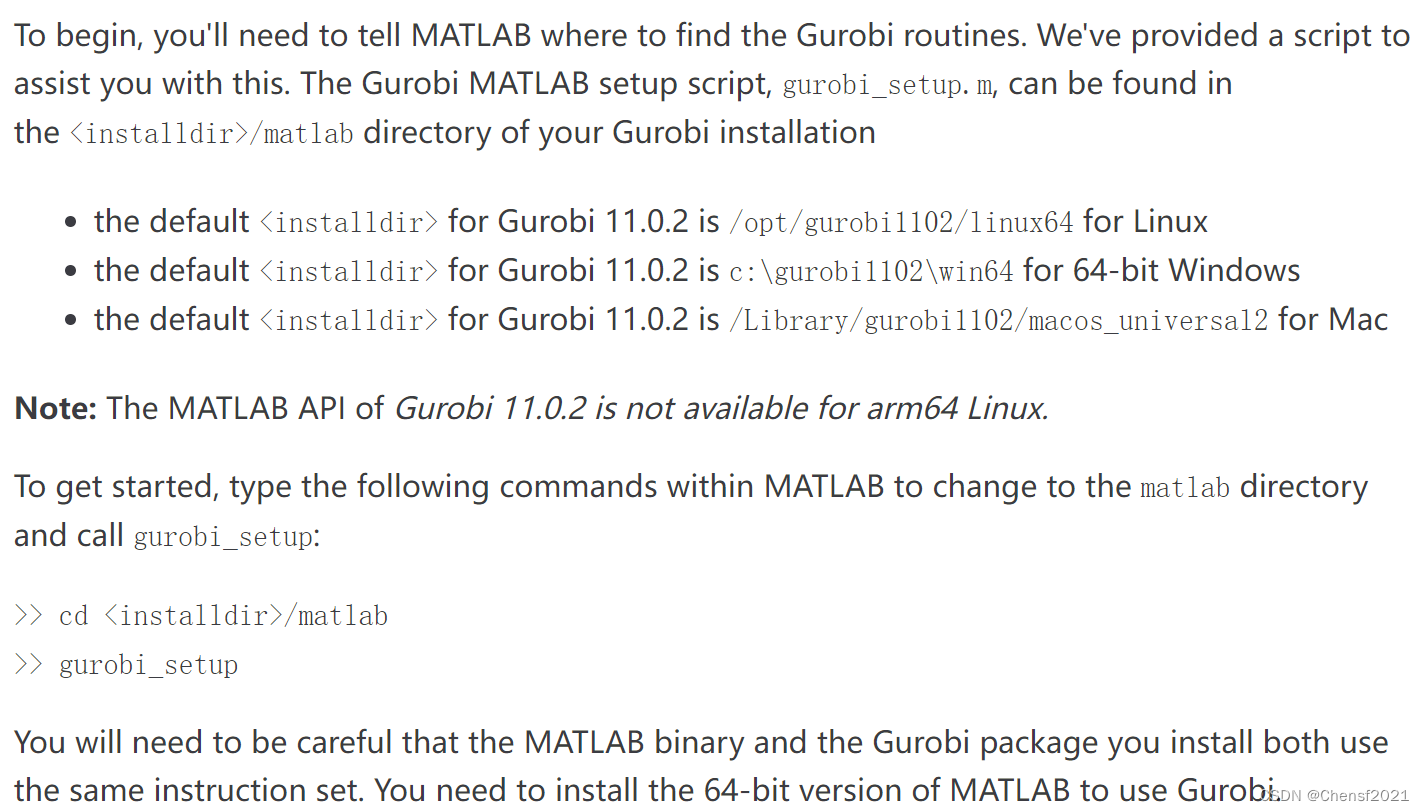 matlab—gurobi安装与使用_matlab gurobi-CSDN博客