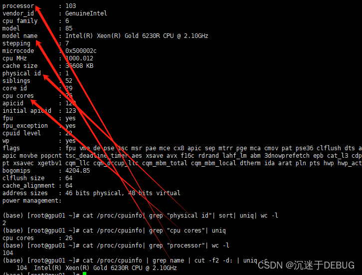 一文搞懂如何查看linux操作系统服务器CPU、内存和硬盘_服务器内存cpu硬盘资源查看-CSDN博客
