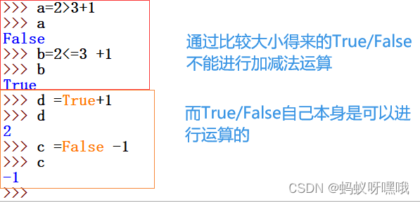 Truefalse值大小及其加减乘除计算false