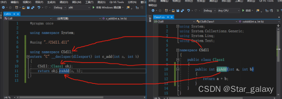 C++调用C#的Dll_c++调用c#dll-CSDN博客