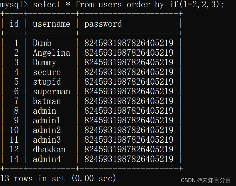 SQL注入：order by注入-CSDN博客
