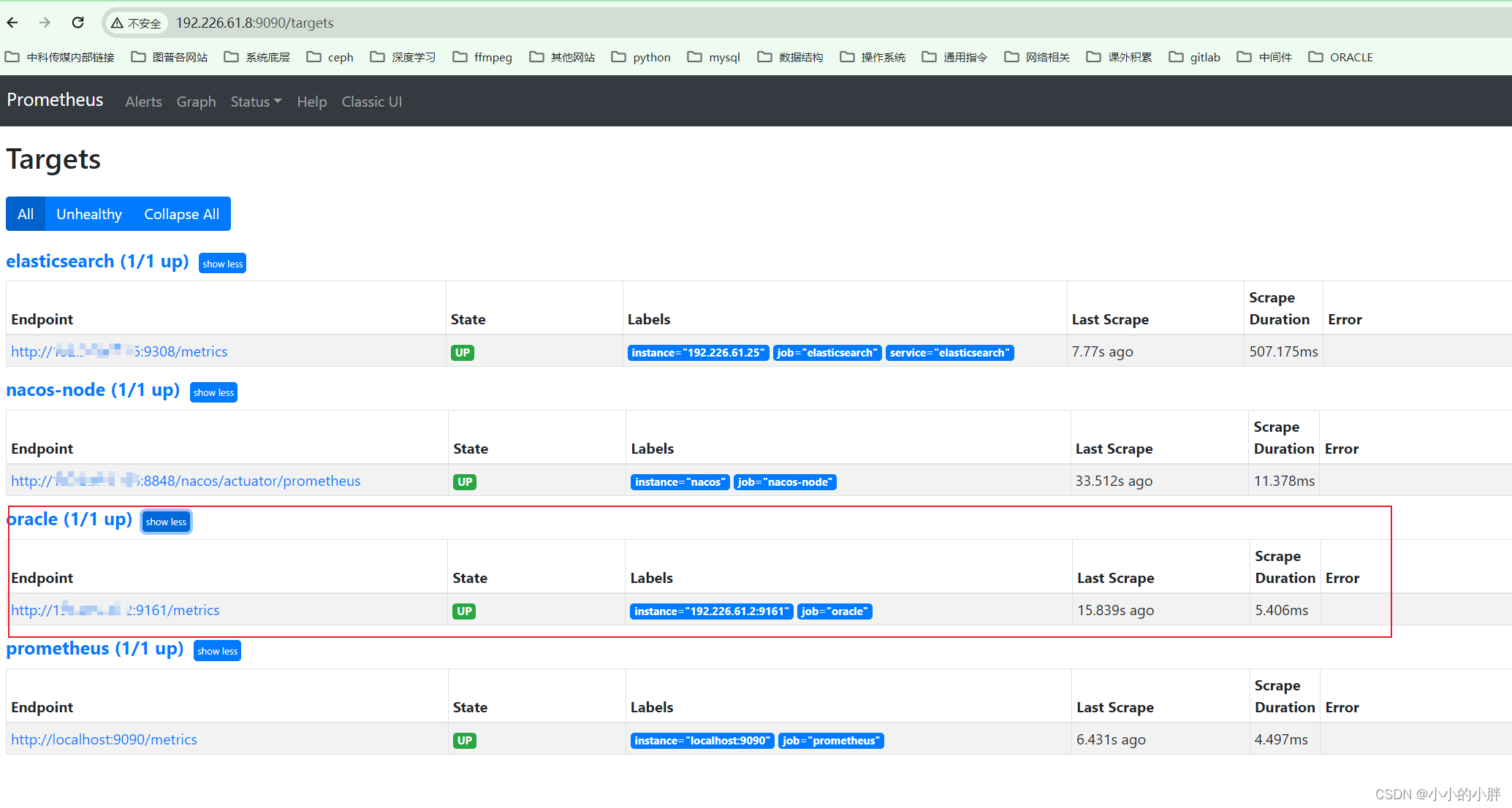 centos使用Prometheus监控oracle_prometheus监控oracle数据库-CSDN博客