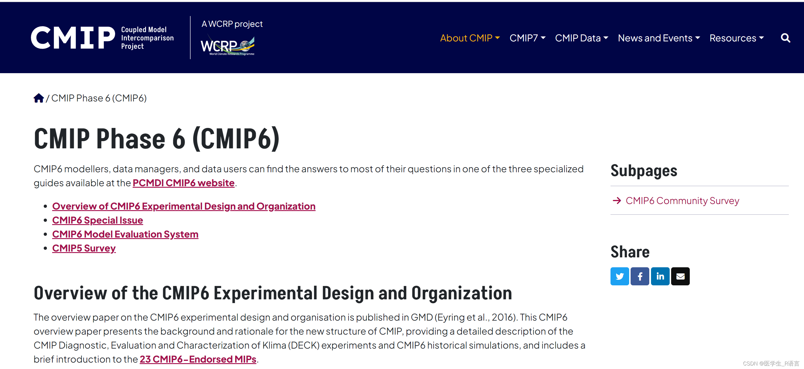 【网站推荐】IPCC & UNECE & TerraClimate & CMIP6-CSDN博客