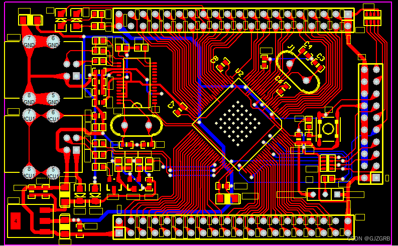Stm32f103单片机核心板stm32最小系统开发板 Protel99se 设计硬件原理图pcb文件stm32f103vet6 Protel99原理图pcb源文件 Csdn博客