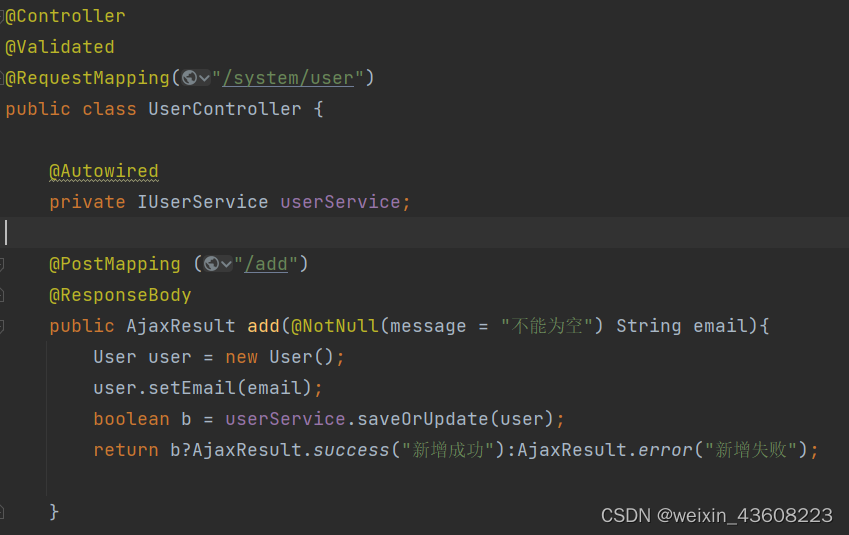 参数校验@NotNull @NotBlank @NotEmpty注解不生效_notnull 不生效-CSDN博客