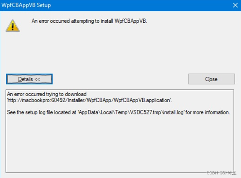 在C#&VB中Winform & WPF的安静ClickOnce安装程序_wpf clickonce-CSDN博客