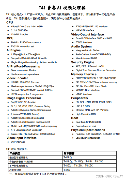 君正芯片T41系列：T41L T41N T41ZX T41ZL T41ZN T41A_君正t41-CSDN博客