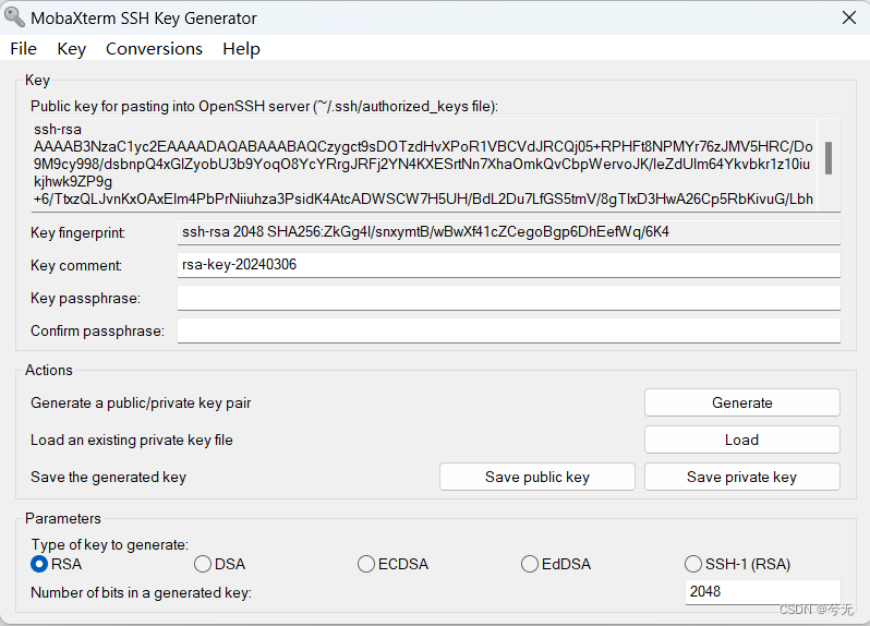 SSH服务及配置Mobaxterm远程免密登入_mobaxterm ssh-CSDN博客
