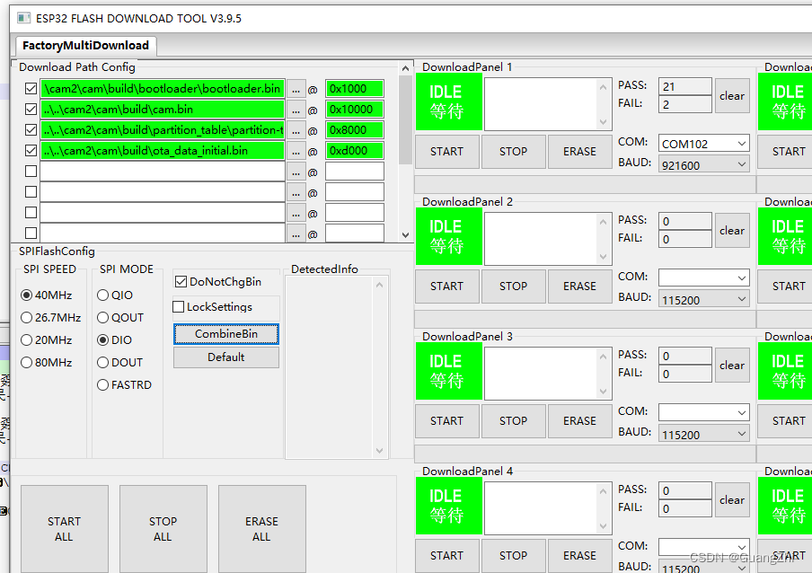 ESP32开发之-固件打包烧录_esp32系列烧录固件,出现等待上电同步如何解决-CSDN博客