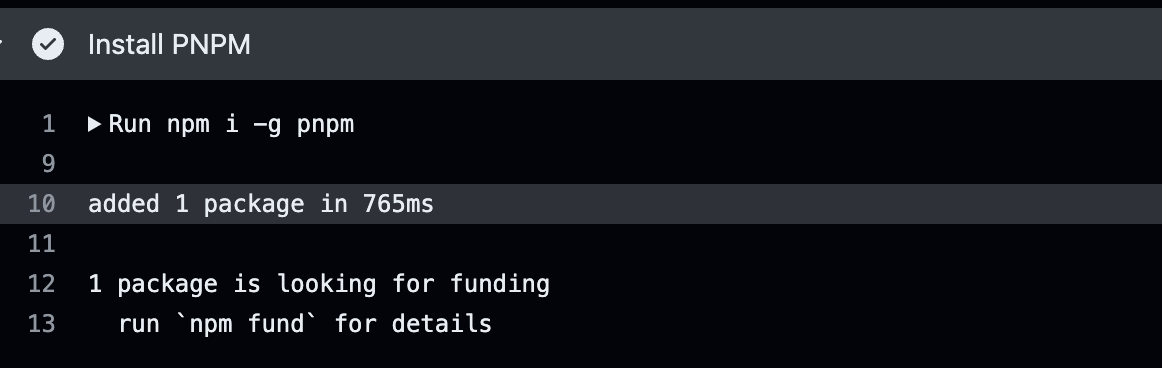 github使用action出错Unable to locate executable file: pnpm. Please verify either the file path ...